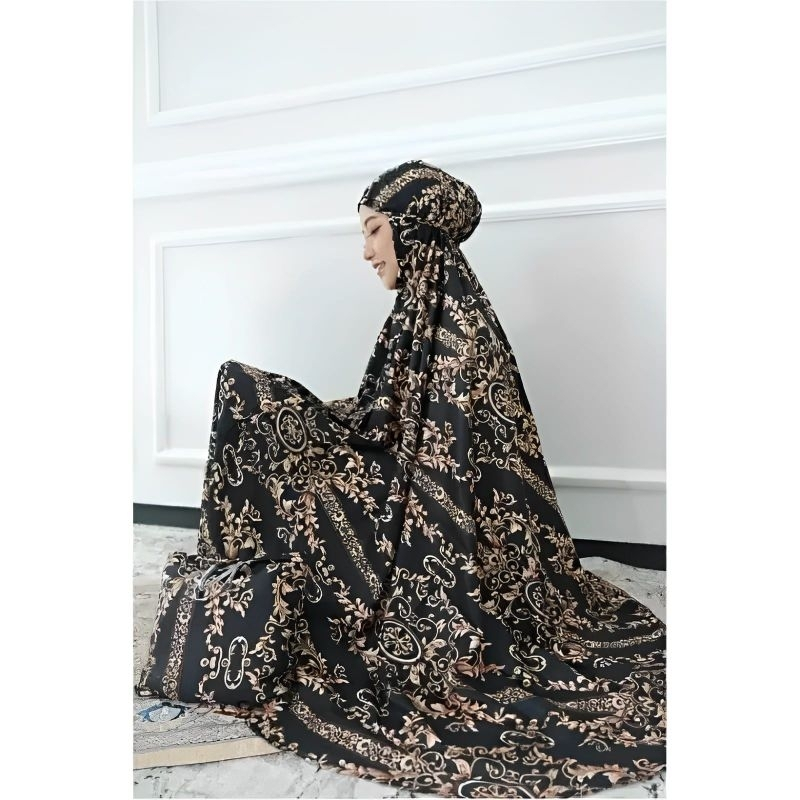 KATUN Ramadhan MUKENAH SULTAN LACE // MUKENAH COTTON MATERIAL | Shopee ...