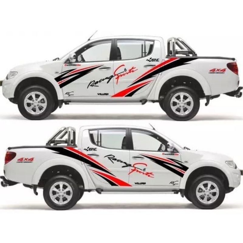 Sticker sticker Car cutting 4x4 racing sport off road 4x4 strada triton ...