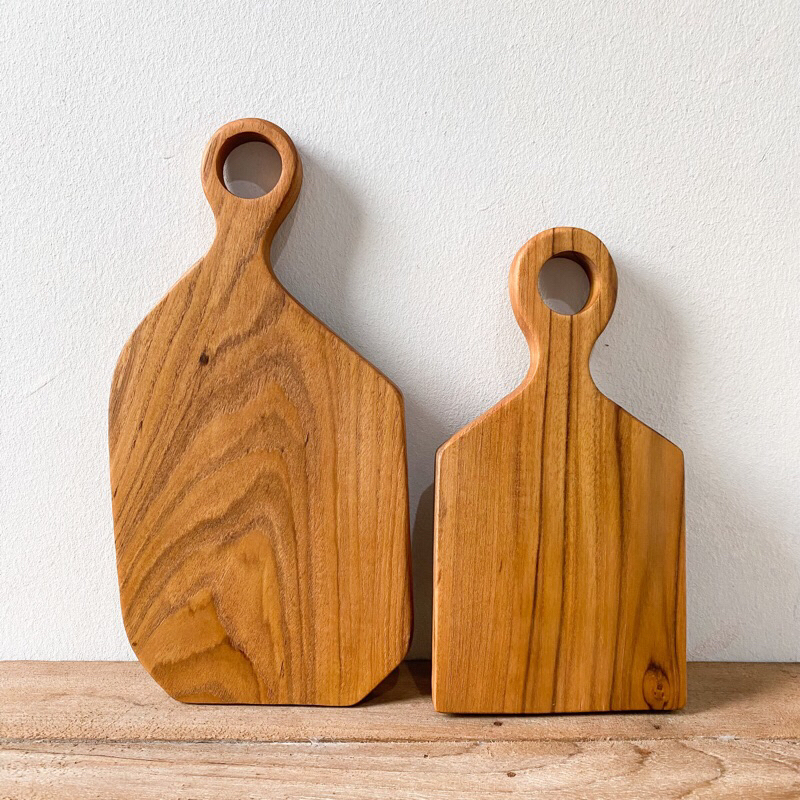 KAYU Komu - Teak Wood Cutting Board, Unique Cutting Board | Shopee Malaysia