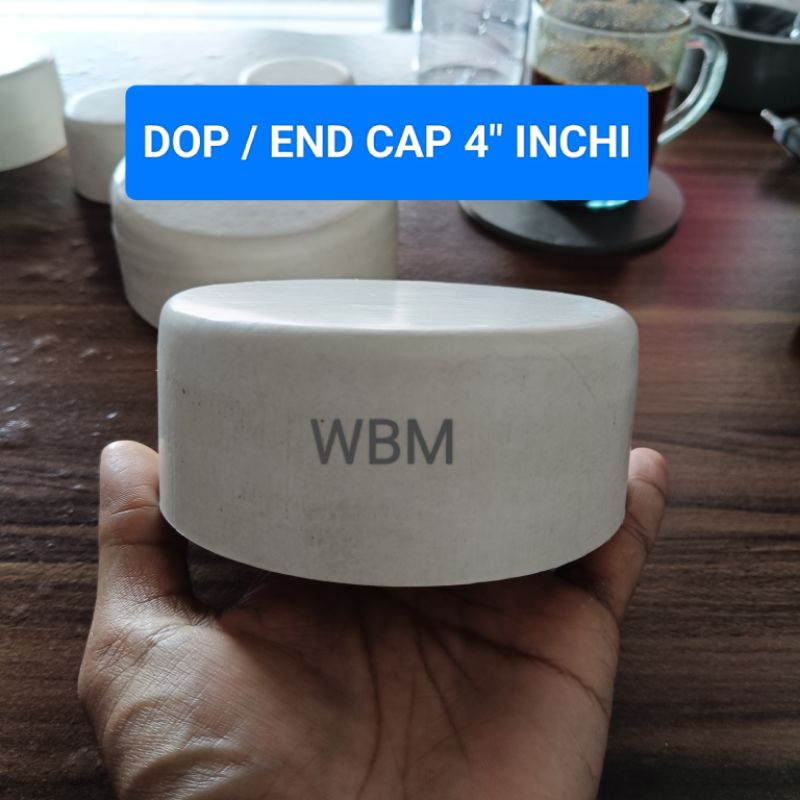 4" inch pvc Dop/End Cup, 4" inch paralon pipe cap | Shopee Malaysia