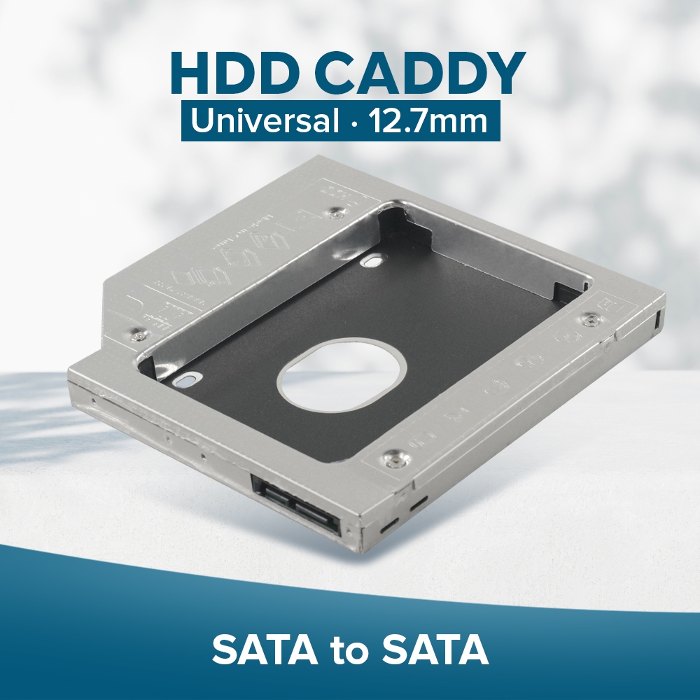 Universal 2.5 inch HDD Caddy 12.7mm SATA to SATA - TSR122 | Shopee Malaysia