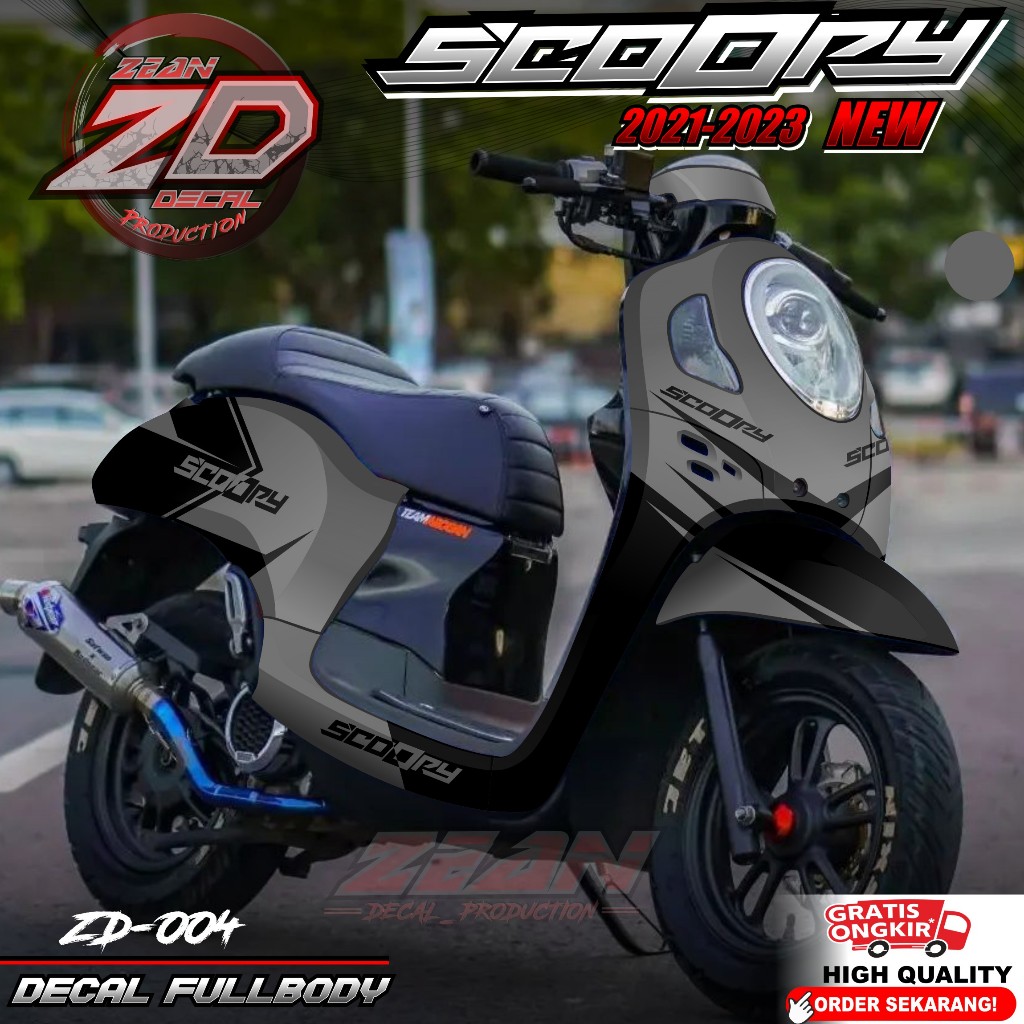 Latest Scoopy Motorcycle Decal Sticker New 2021 2022 2023 2024 Full ...