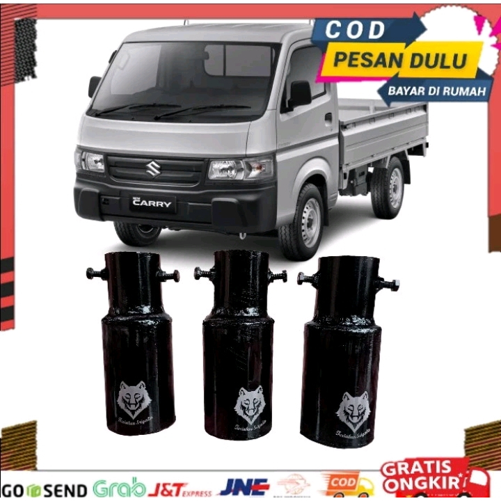 HITAM Grandmax panther l300 Black baud Wolf Exhaust elf umplung canter ...