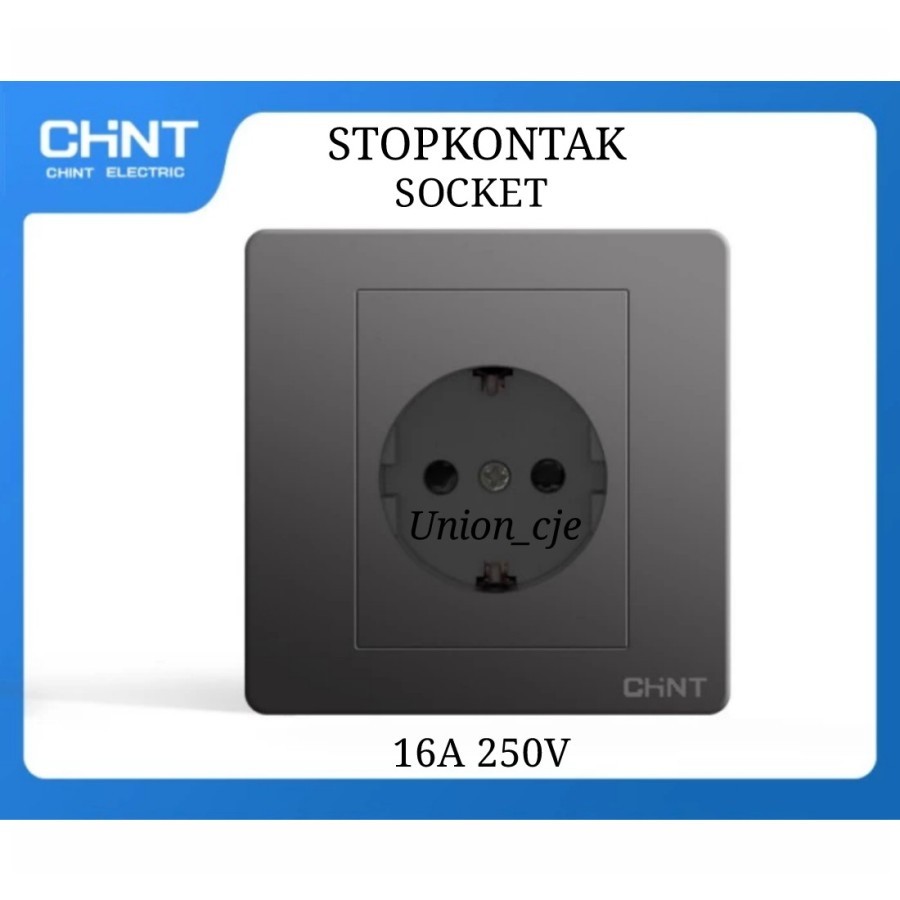 Chint New 2M Socket/Socket Inbow 16A 250V Black, Silver, Gold | Shopee ...