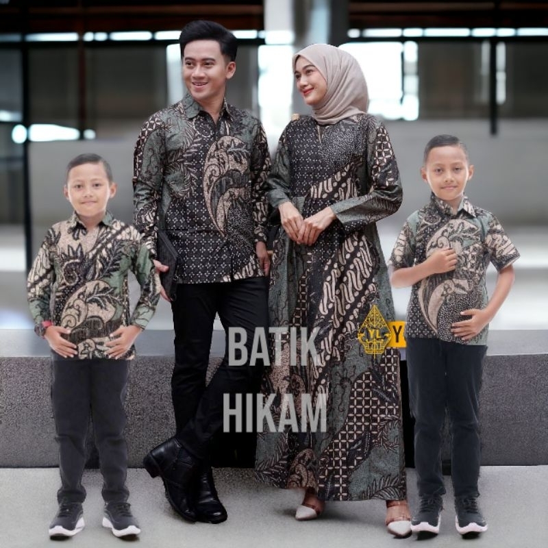 Family COUPLE BATIK CLOTHES COUPLE BATIK FATHER AND BOYS BATIK KATE ...