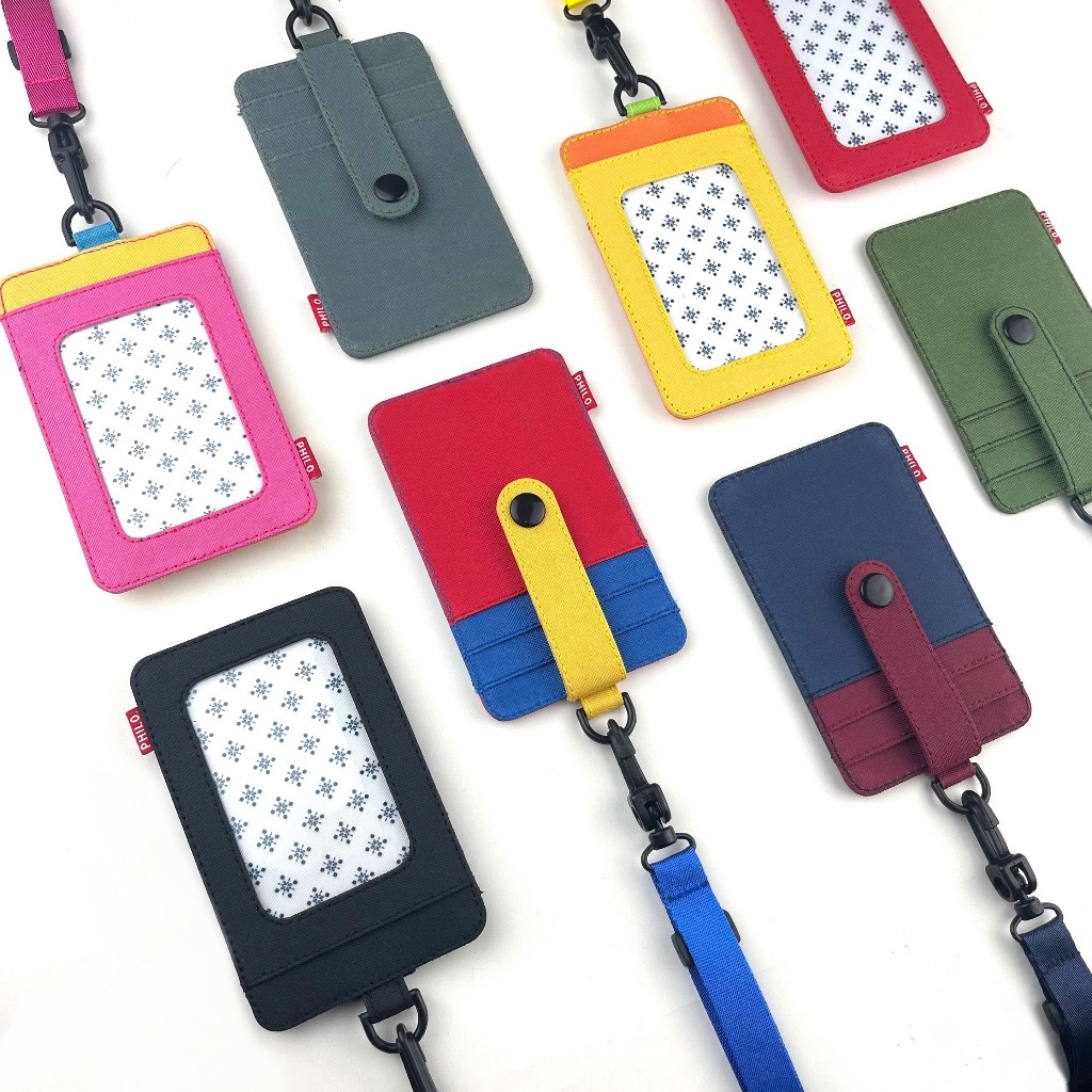 ID card holder, hanging wallet, name tag, plain fabric office lanyard ...
