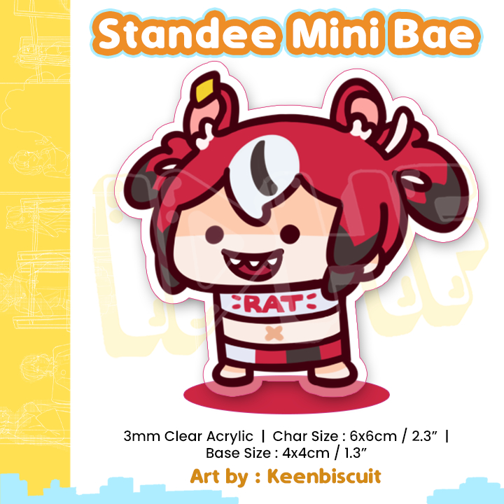 Bae Mini Standee - Hololive Standee - Keen | Shopee Malaysia