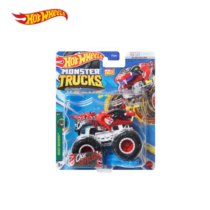 Hot Wheels Monster Trucks - Cage Rattler | Shopee Malaysia