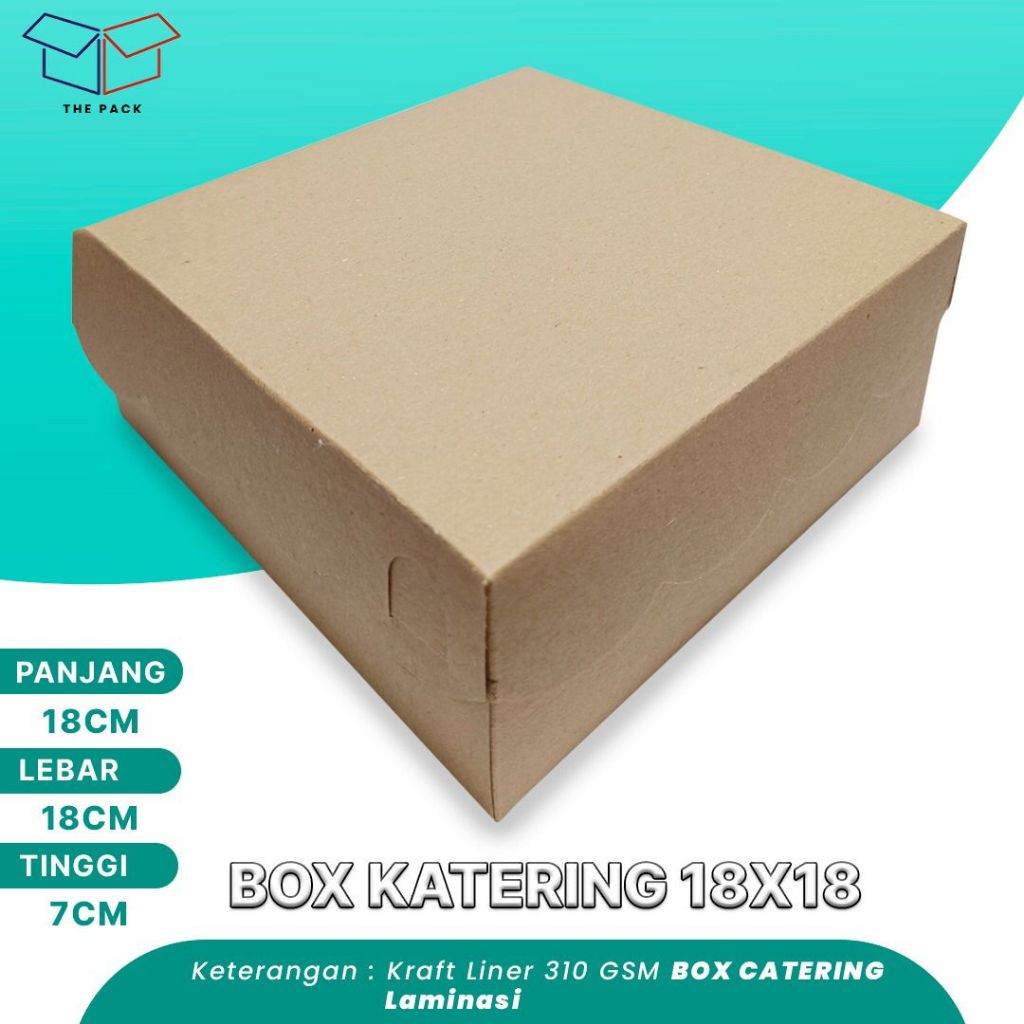 Catering Box 18 x 18 x 7 | Dus Rice Box | Kraft Snack Box | Catering ...