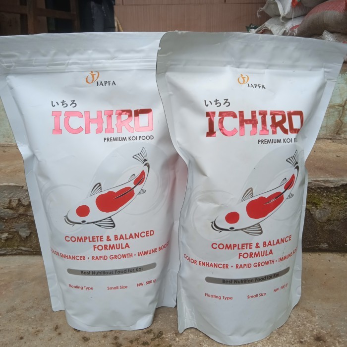 Koi Pellet ICHIRO JAPFA KOI Pellet KOI Feed 500GR PREMIUM Ornamental ...
