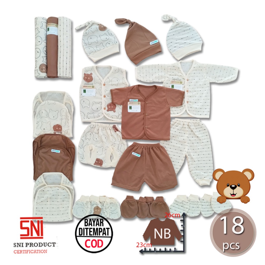 18 PCS Baby Clothes Sets Baby Pants Birth Gifts Newborn Supplies ...