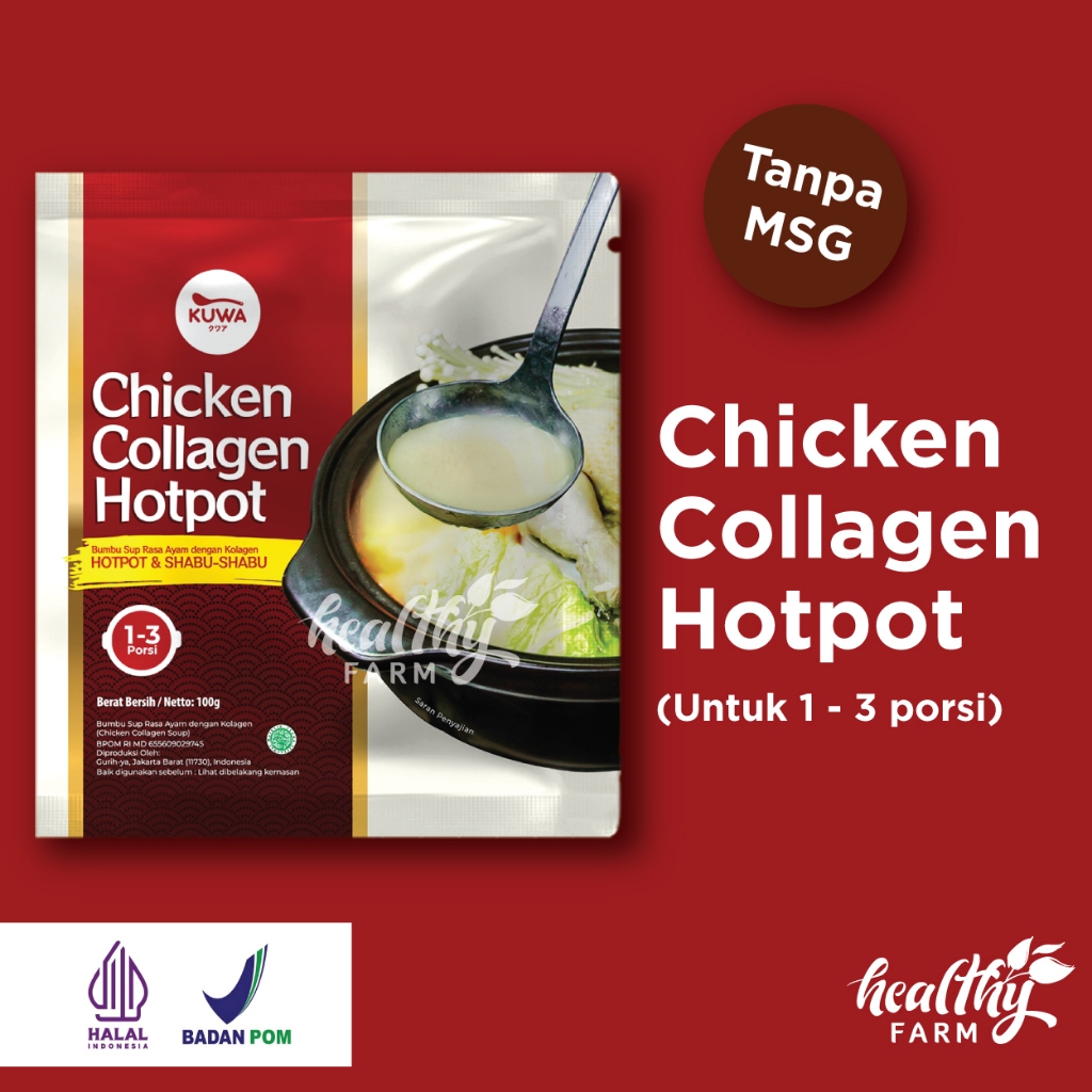 KUWA CHICKEN COLLAGEN HOTPOT Instant/ Broth Soup Shabu CHICKEN COLLAGEN ...