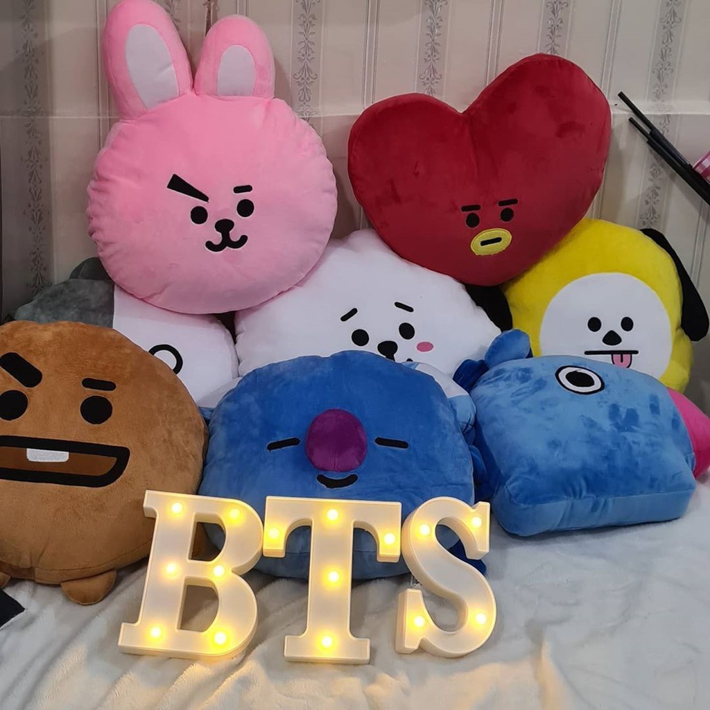 Bt21 BTS Pillow All Character/Doll BTS Chimmy - Cooky - Shooky - Van - RJ - Tata - Koya - Mang ...