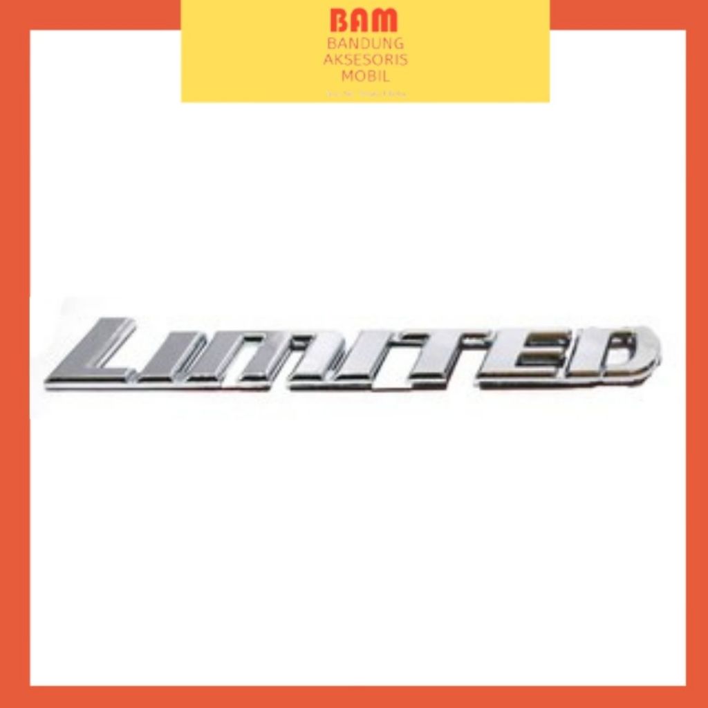 Limited Full Chrome Car Letter Emblem | Shopee Malaysia