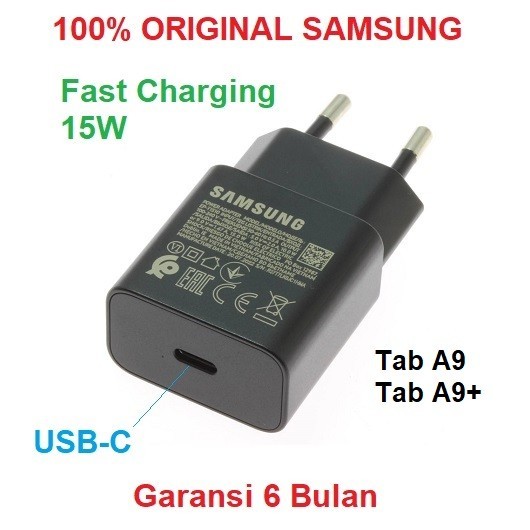 Samsung Tab A9 A9 Charger Adapter+ Fast Charging 15W USB-C Original ...