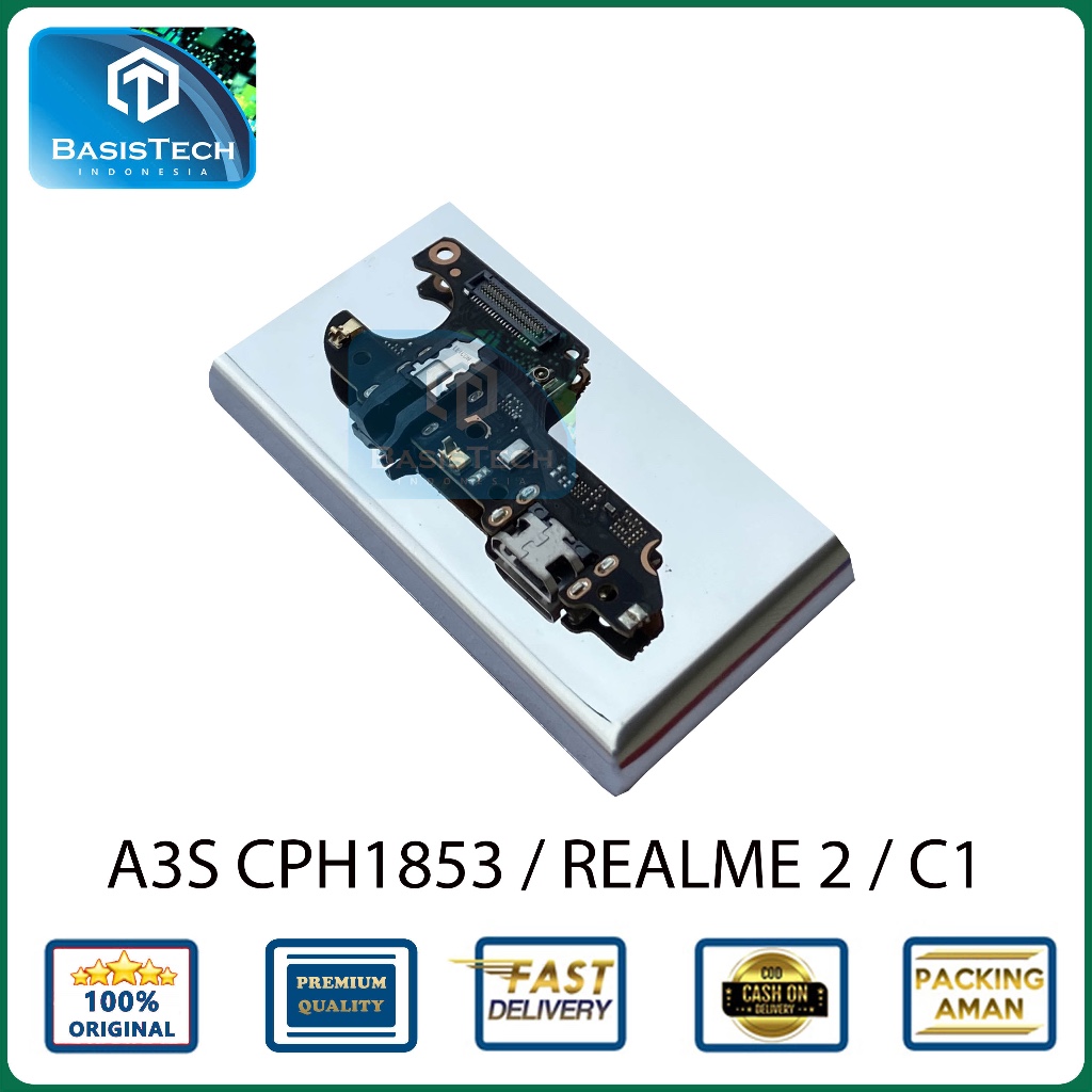 Flexible CHARGER CAS CONNECTOR OPPO A3S CPH1853 - REALME 2 C1 ORIGINAL ...