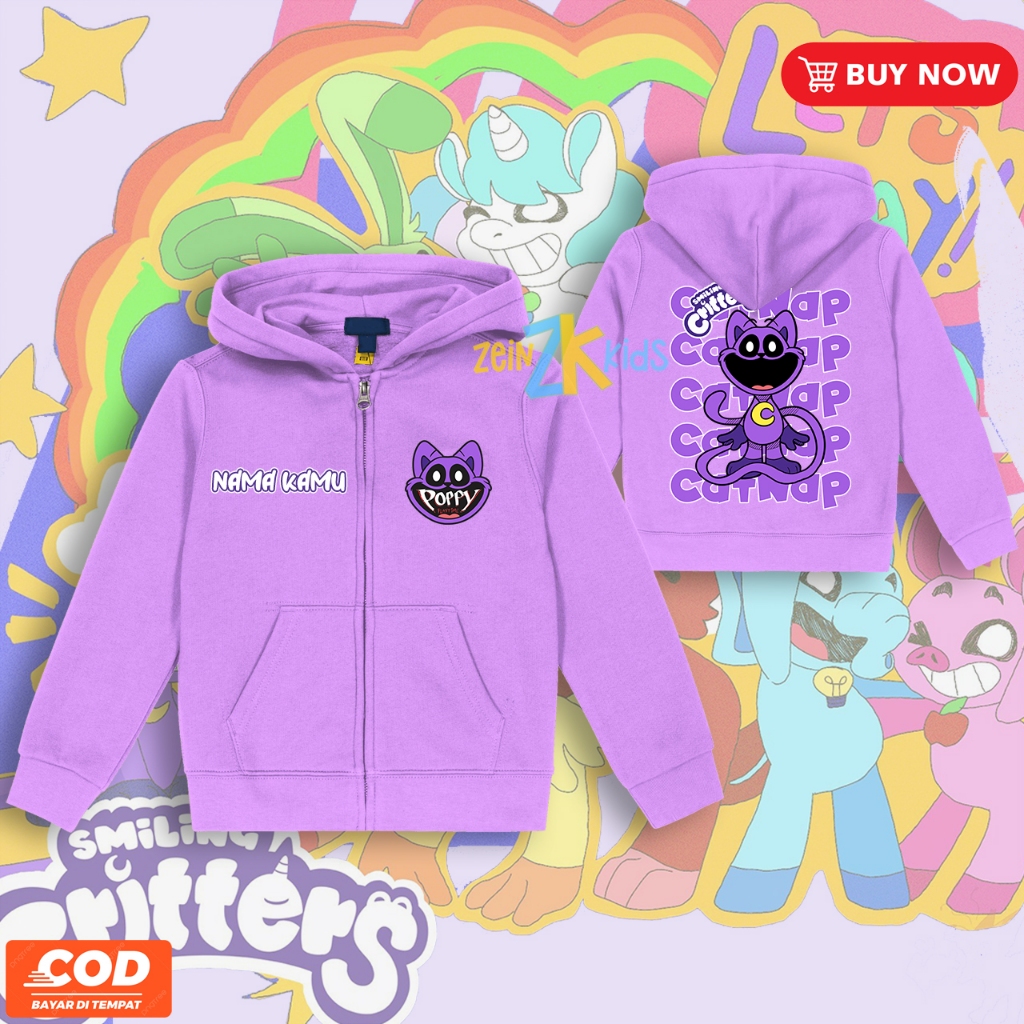 CATNAP Poppy Playtime Children's Zipper Jacket / Poppy Playtime Hoodie ...