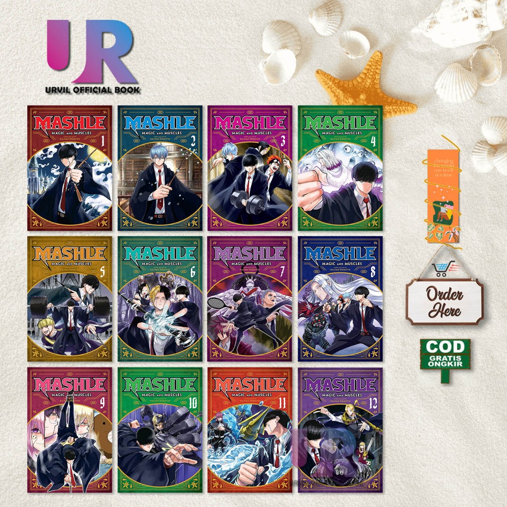 Mashle: Magic and Muscles (15 book series) By Hajime Komoto | Shopee ...