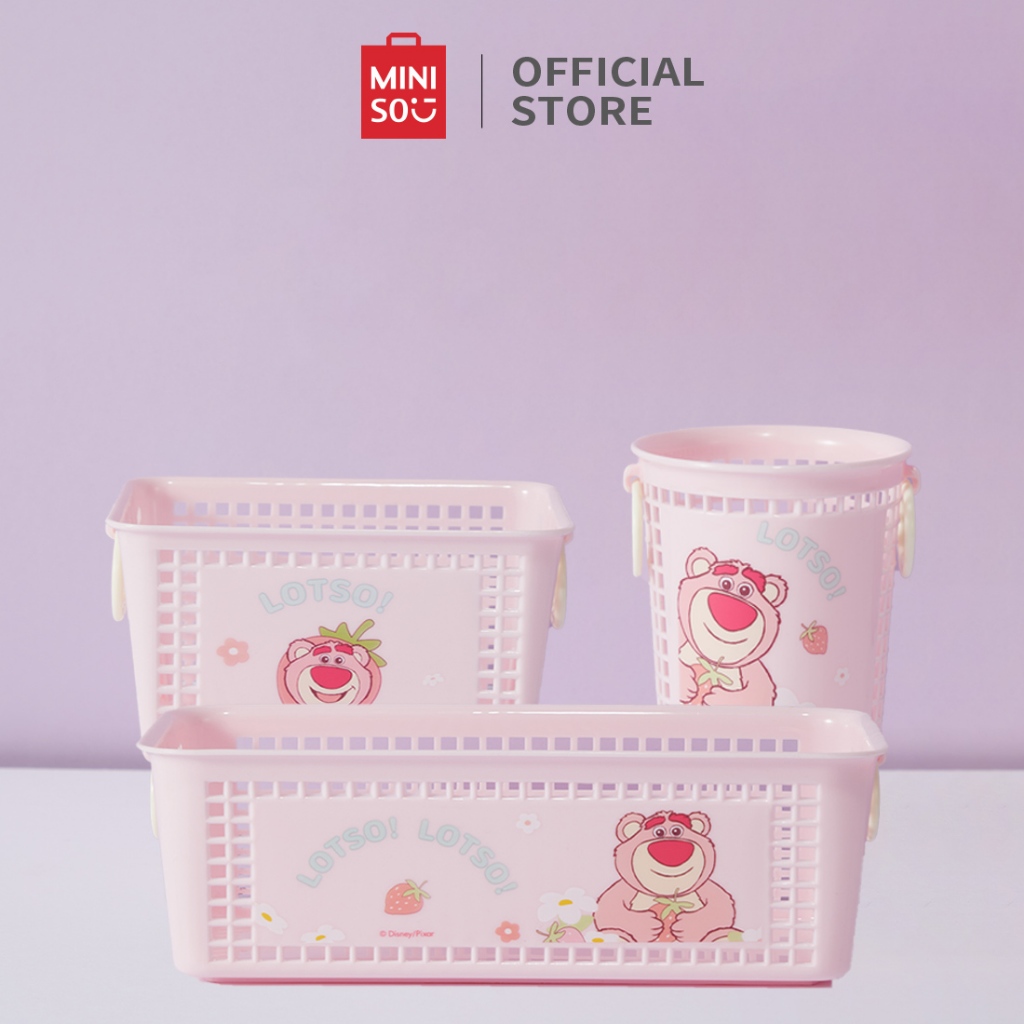 MINISO x Disney Fruit Series Round Storage Box Lotso Strawberry Bear ...
