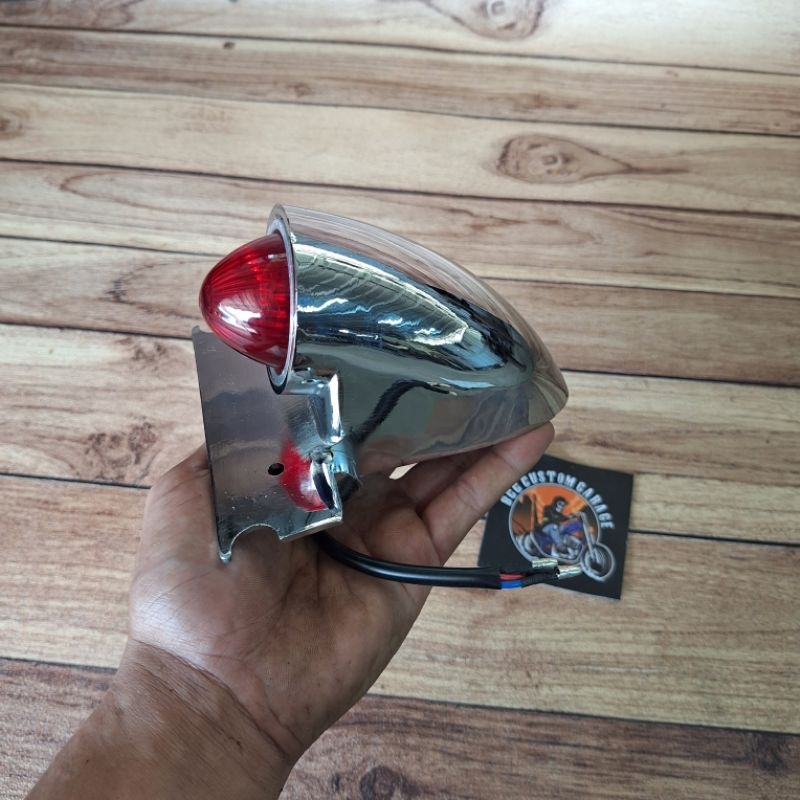 Chopper Tail light molley v2 . Chopper stop lamp. Custom motorbike rear ...