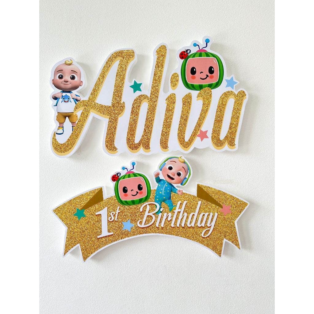Stand Name Styrofoam Name Birthday Party Birthday Decoration - 48cm ...