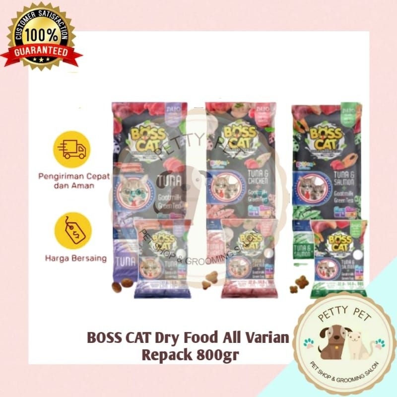 Boss CAT dry food all varian repack 800gr/CAT food | Shopee Malaysia