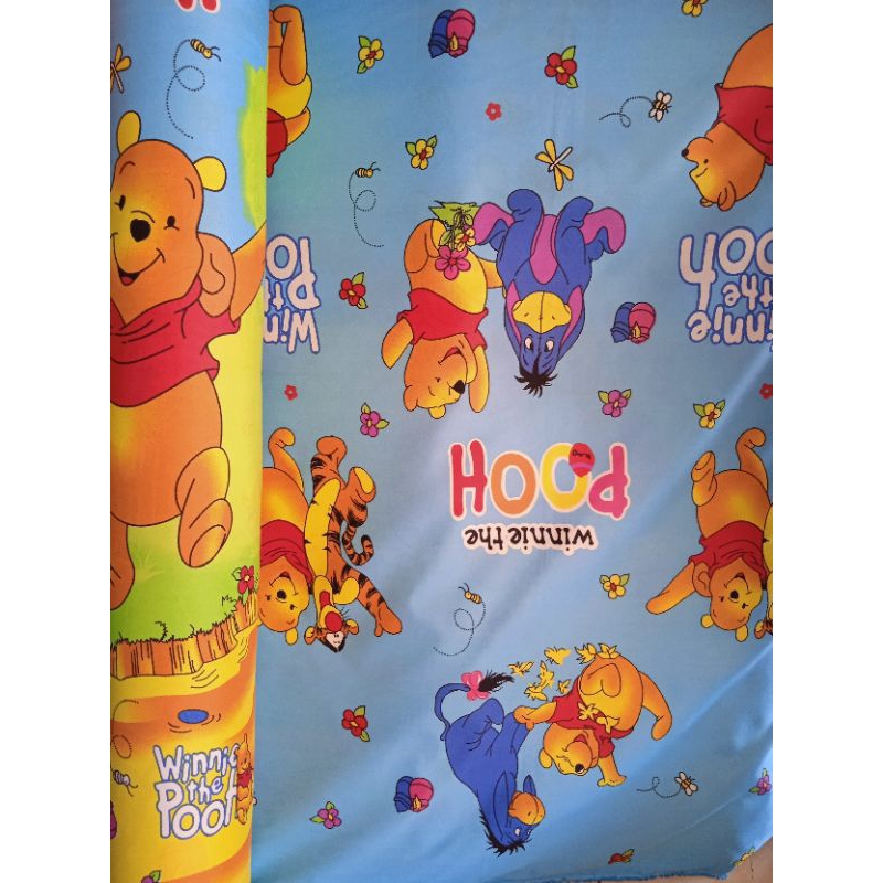 Polymicro dispersed fabric with a meter motif for a boy's character ...