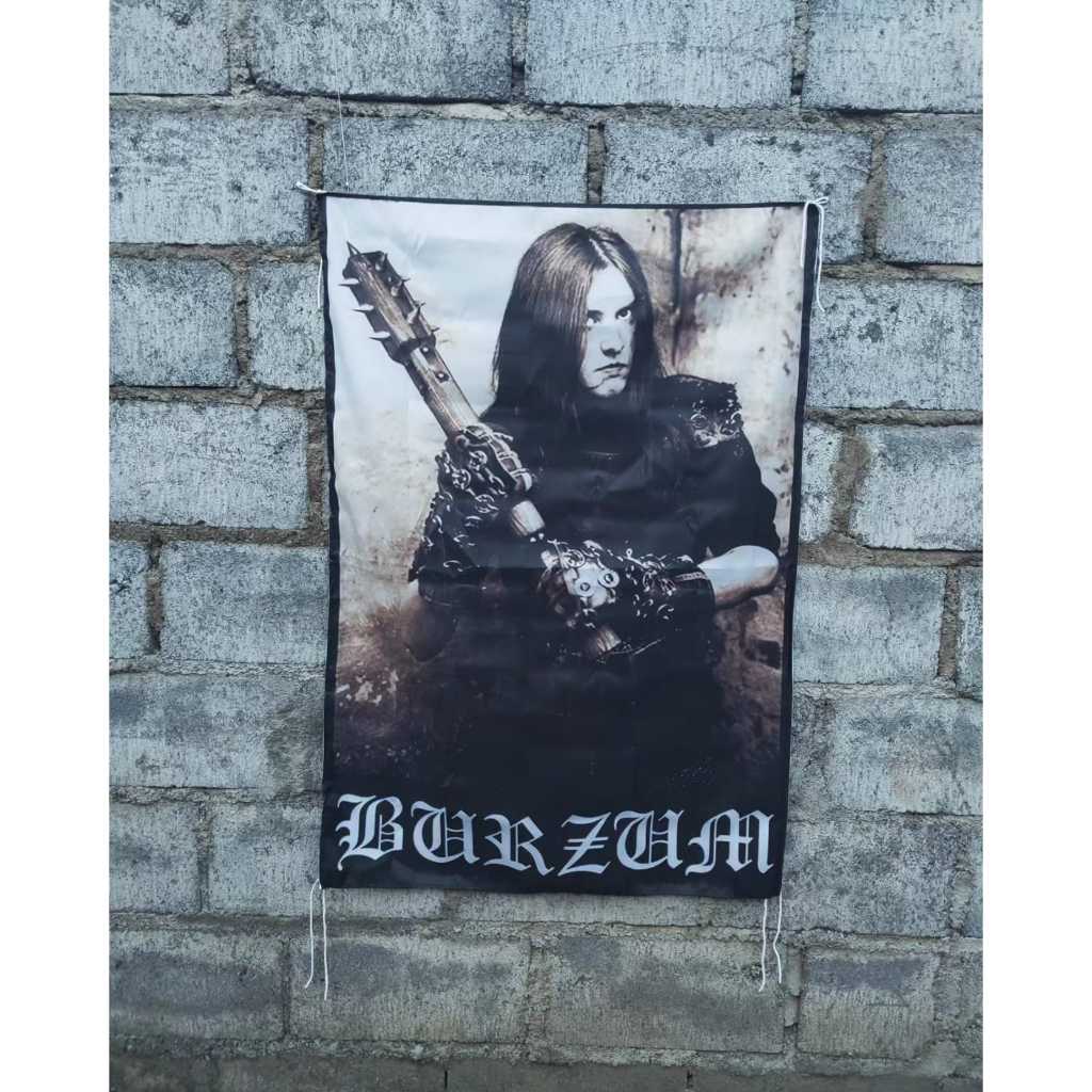 Burzum Poster - VARG VIKERNES - Textile Poster / Cloth Poster / Band ...