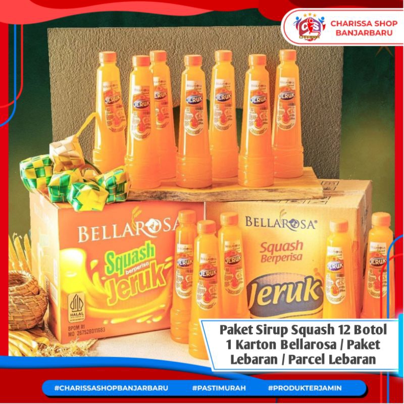 Squash Syrup Package 12 Bottles 1 Carton Bellarosa / Eid Package ...