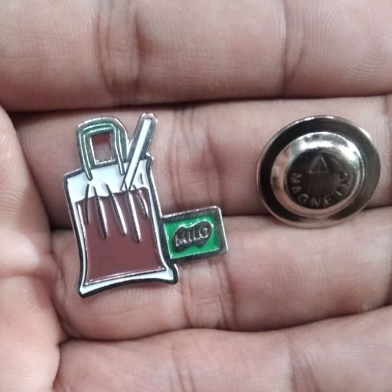 Milo Pin Old School Brand Vintage Milo Enamel Bross Classical Retro ...