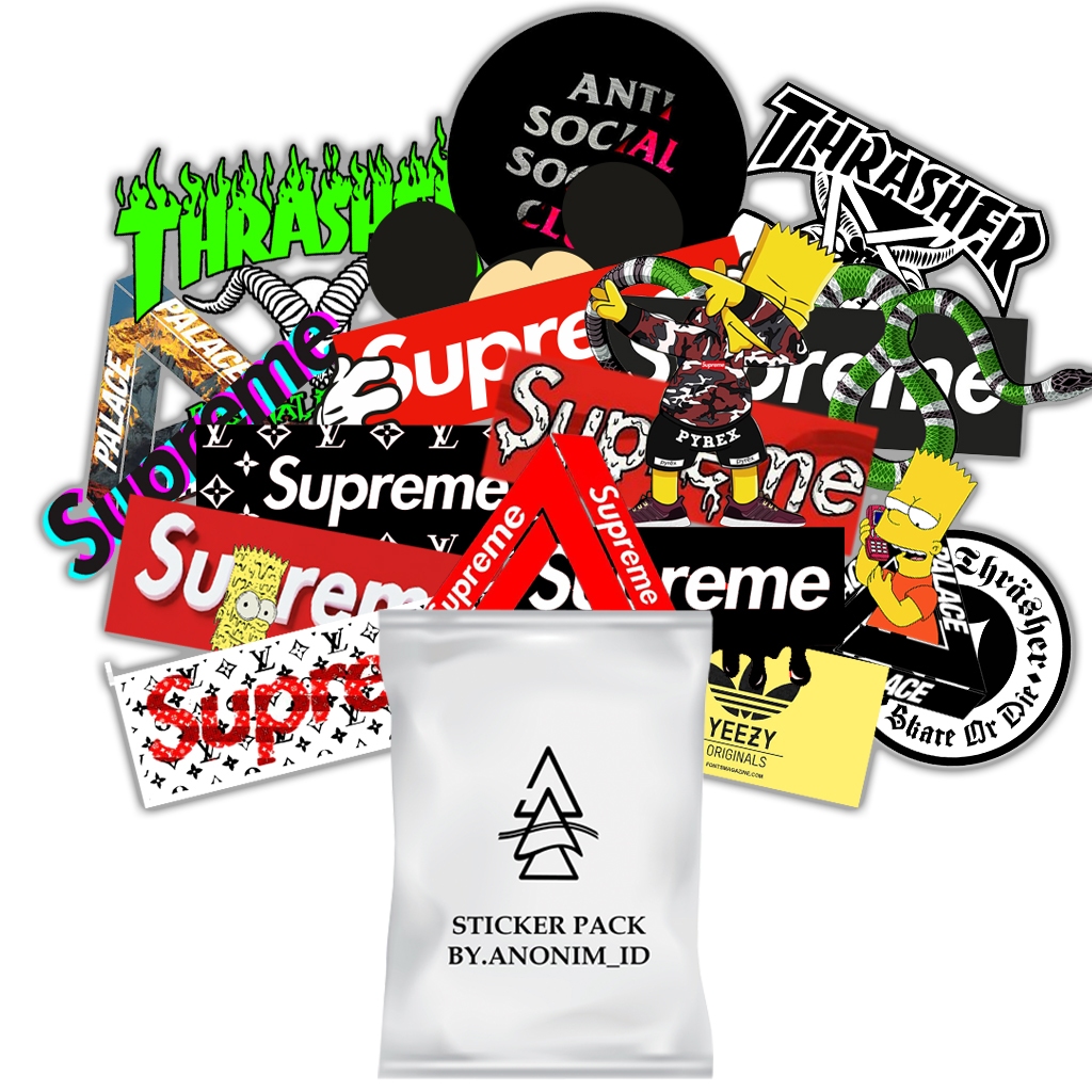 Sticker Pack Aesthetic Waterproof Hypebeast Sticker Suitable On ...
