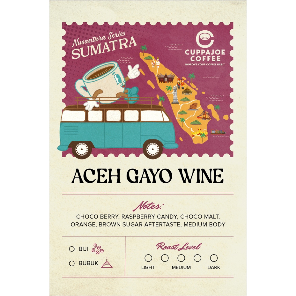 Aceh Gayo Wine Arabica Coffee 250 grams (Beans/Powder) | Shopee Malaysia