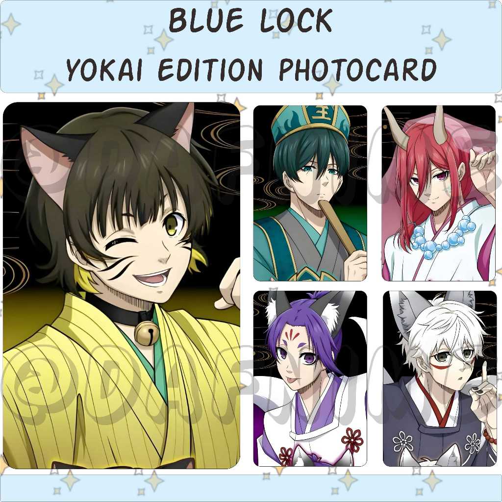 Blue LOCK YOKAI EDITION PHOTOCARD ANIME | Shopee Malaysia