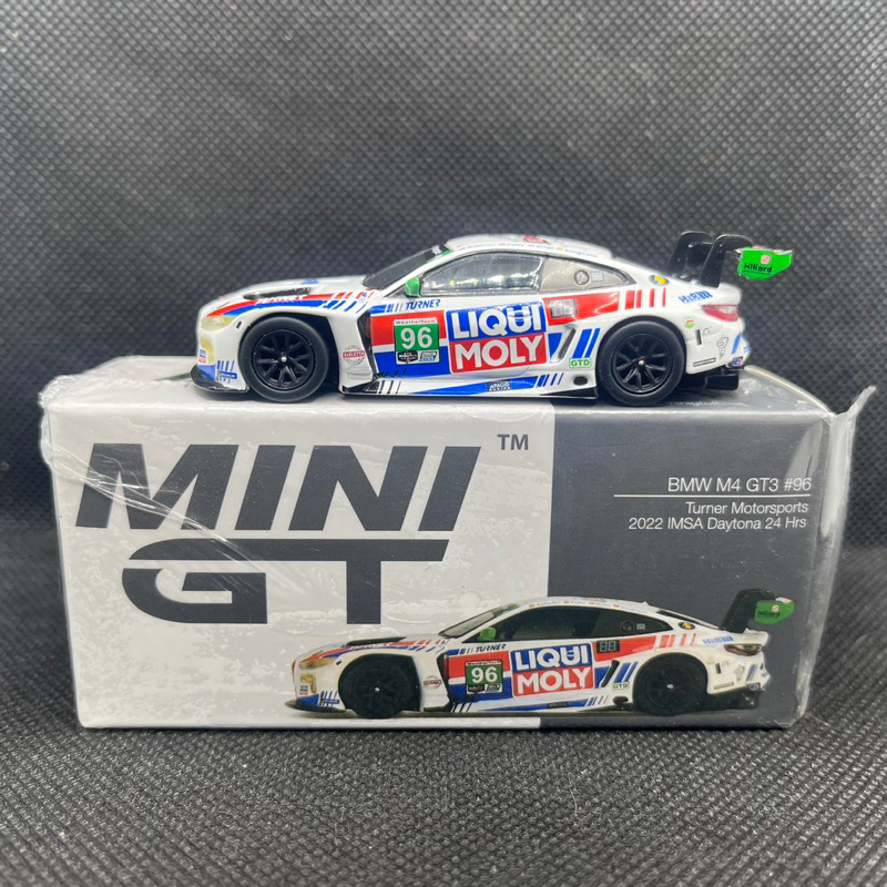 Mini GT 462 BMW M4 GT3 96 Turner Motorsports 2022 IMSA Daytona 24 Hrs ...