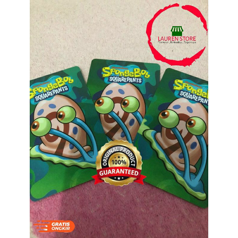 Original Timezone Funworld Spongebob Gary Card | Shopee Malaysia
