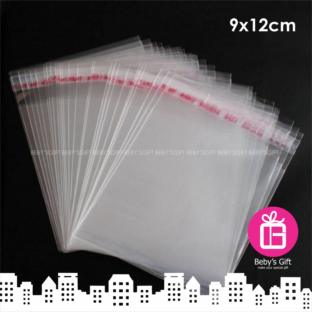 Plastic Opp Seal 9x12 cm Food Invitation Packaging Money Card With ...