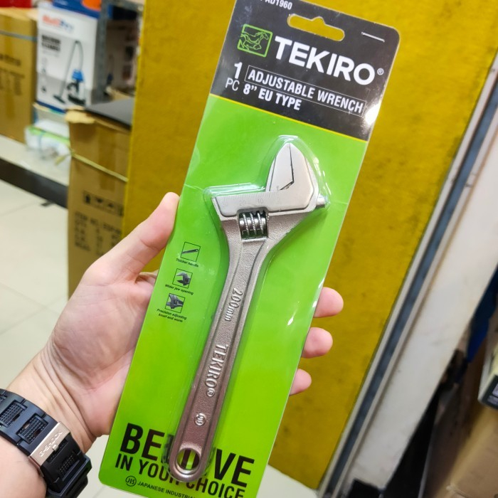 Tekiro 8" adjustable wrench 8 inch tekiro wrench | Shopee Malaysia