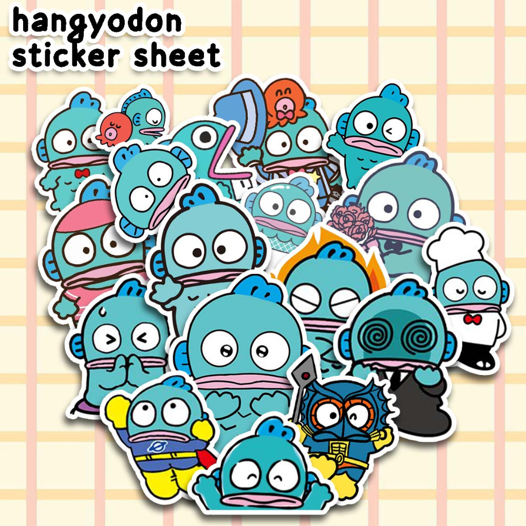 Hangyodon Sticker Pack Sanrio Aesthetic Decoration Tumblr Sticker Cute ...