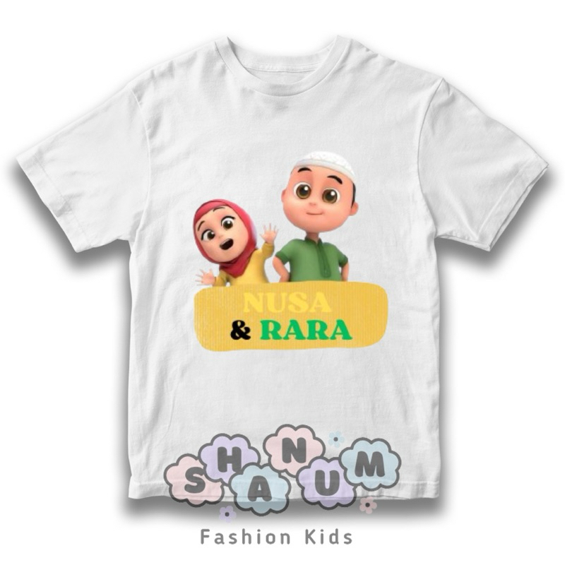 Nusa And RARA CUSTOM Children's T-Shirts - FREE Name Screen Printing ...