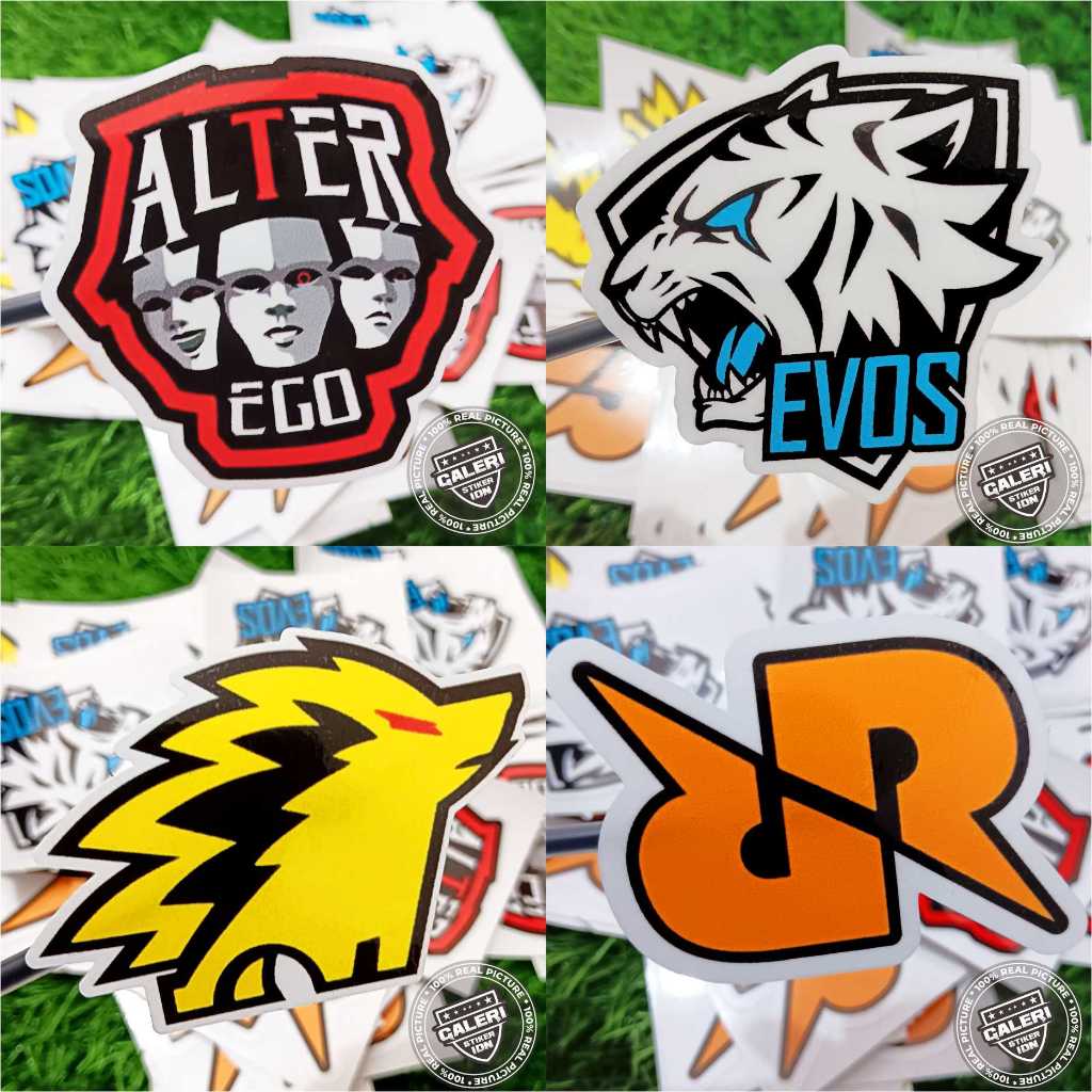 Esports team Sticker | Evos RRQ Onic Alter Ego | Shopee Malaysia