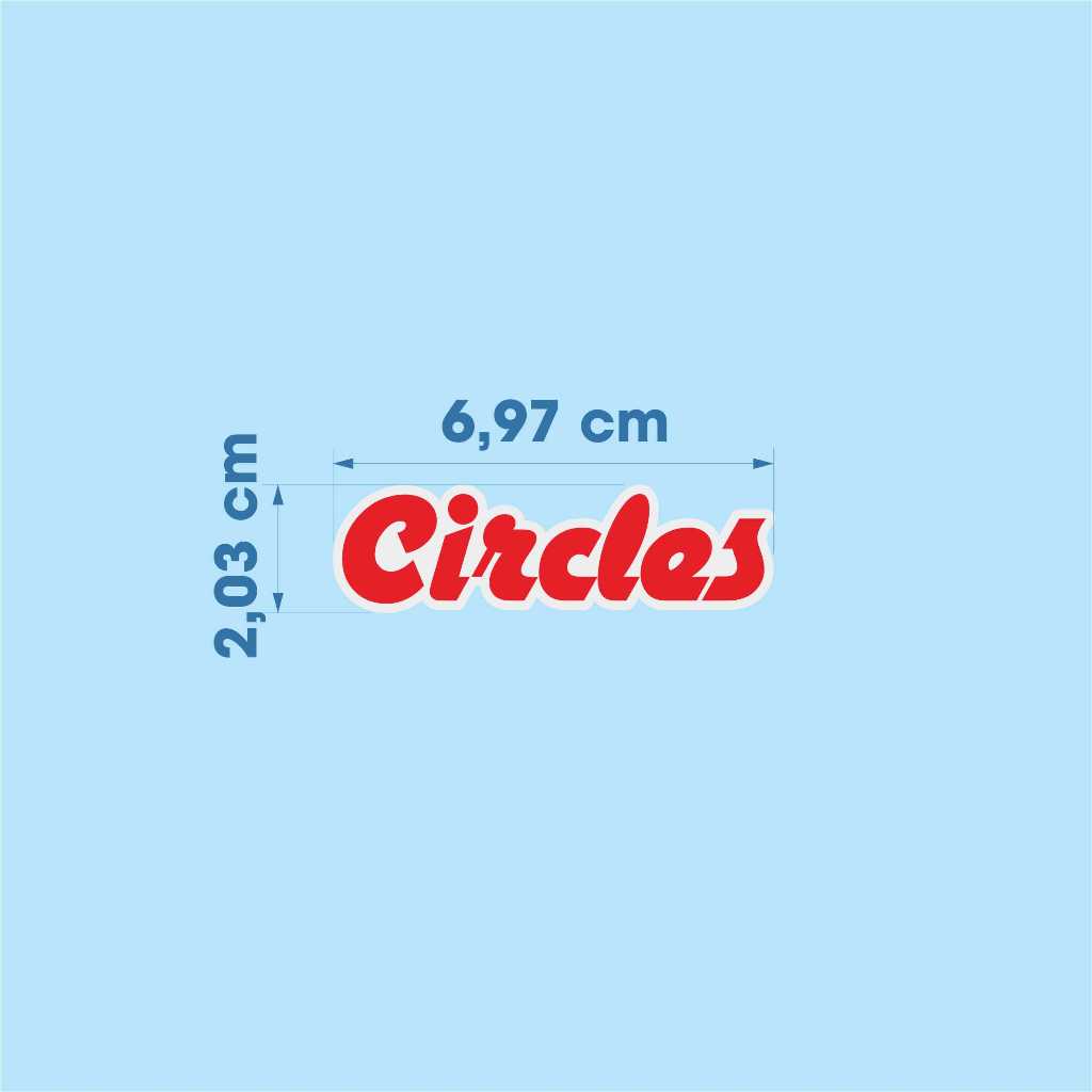 Cutting sticker circles road bike fixie logo | Shopee Malaysia