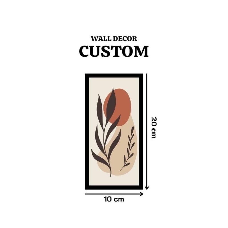 HIASAN DINDING Custom Aesthetic Birthday Graduation Wall Decoration ...