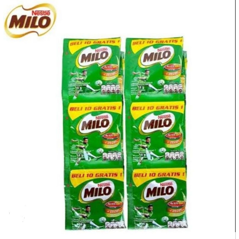Milo sachet 22 gr plan 10 get 1 free | Shopee Malaysia