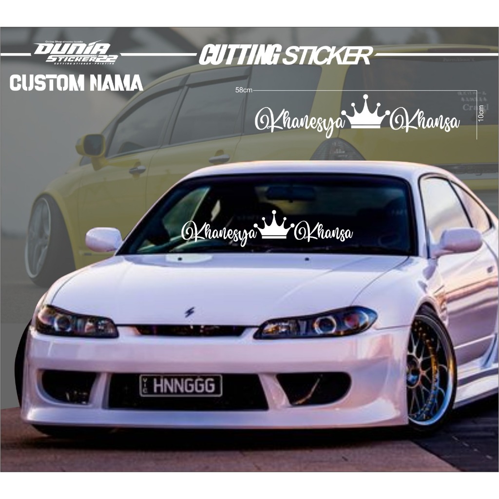 Custom NAME Car cutting Sticker / CUSTOM NAME Car Window cutting ...