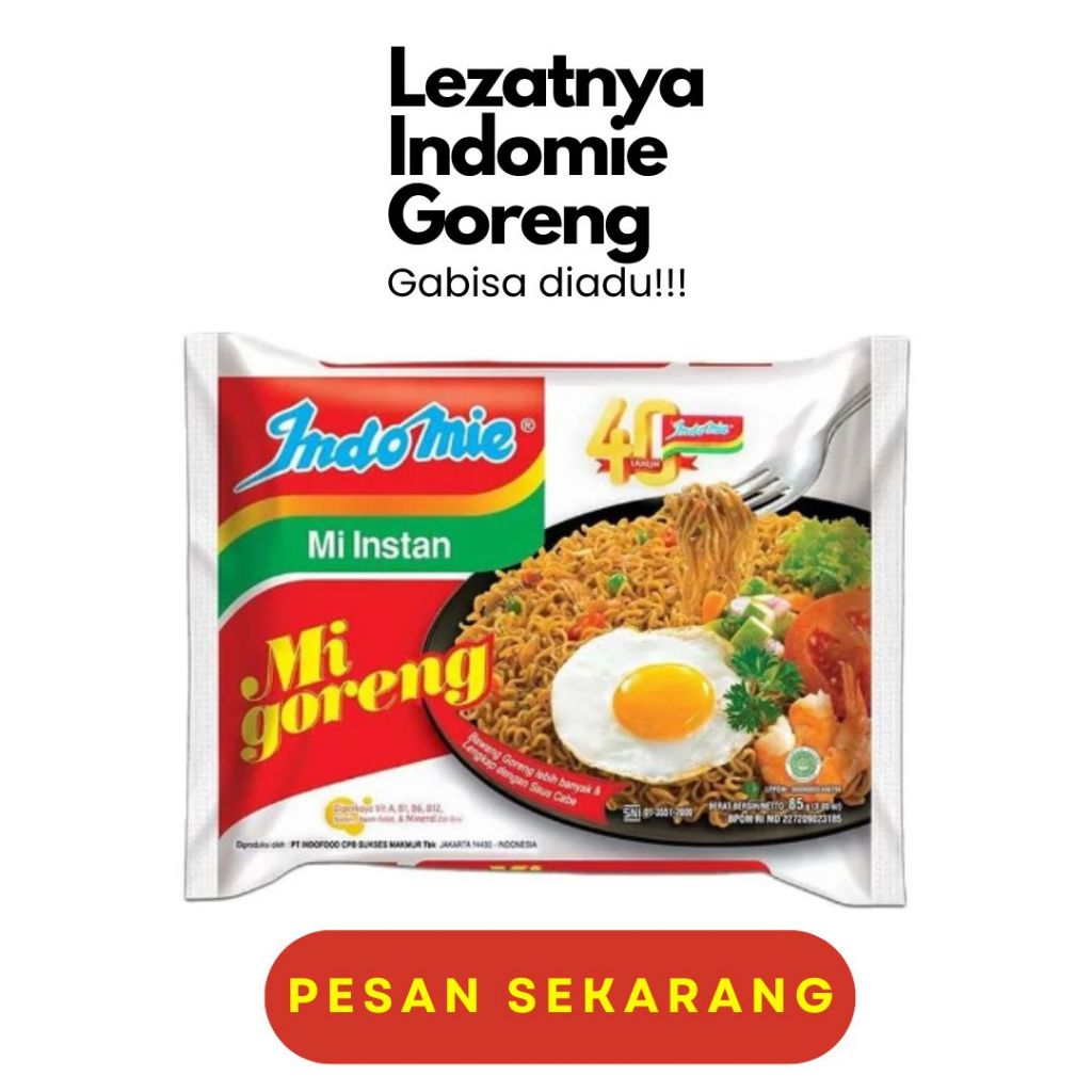 Indomie Fried 1 Box 40pcs | Shopee Malaysia