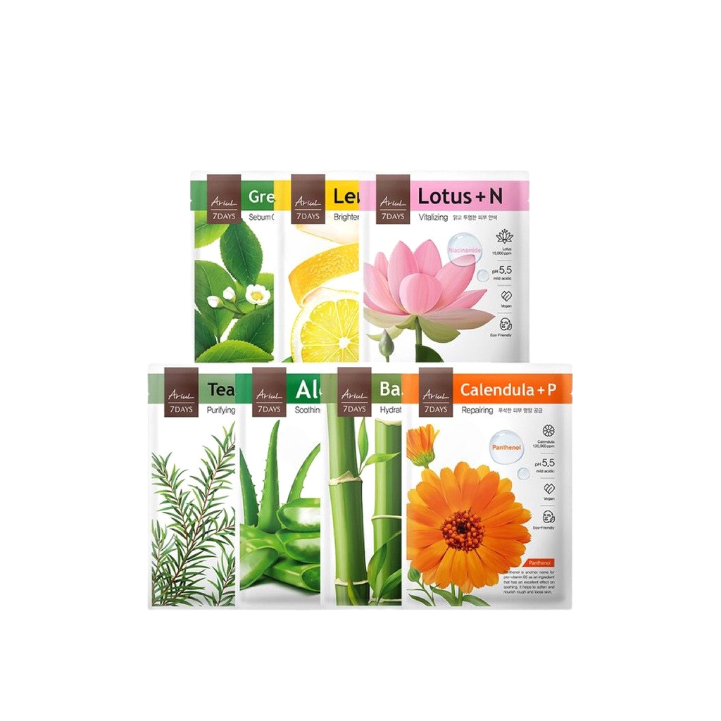 Ariul 7 Days Mask Sheet | Sheet Mask | Viral Sheet Mask | Airul Mask ...