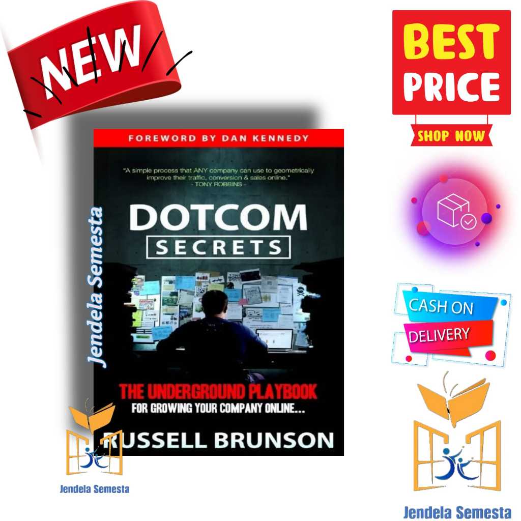 Dotcom Secrets: The Underground Playbook by Russell Brunson - english version | Shopee Malaysia