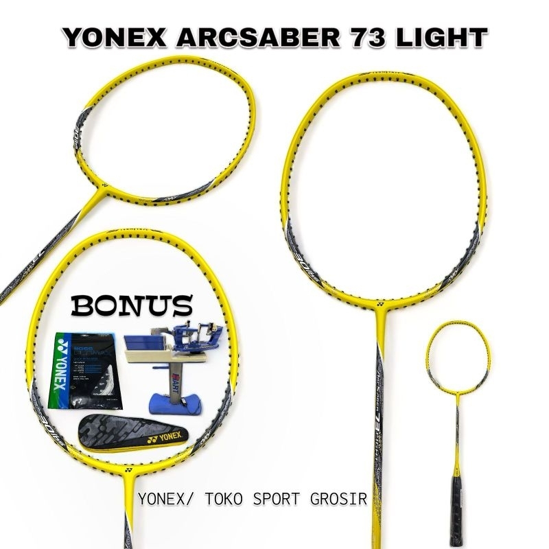Original Yonex Arcsaber 73 Light Rudy series Badminton Racket | Shopee ...