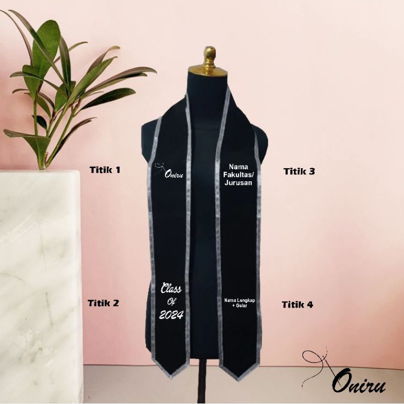 Graduation Sling. 4-point Neck Graduation Sling | Shopee Malaysia