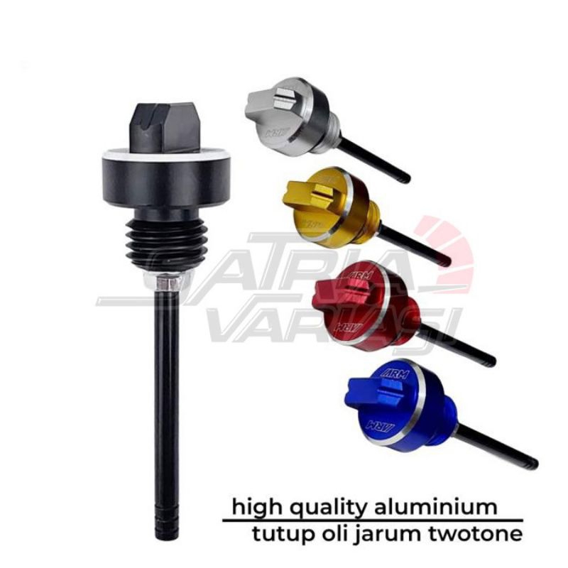 Two TONE Needle Oil Cap Original CNC GRC MODEL ARM UNIVERSAL HONDA ...